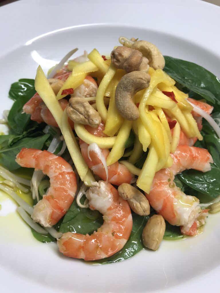 Lobster & Mango Salad with Thai Dressing