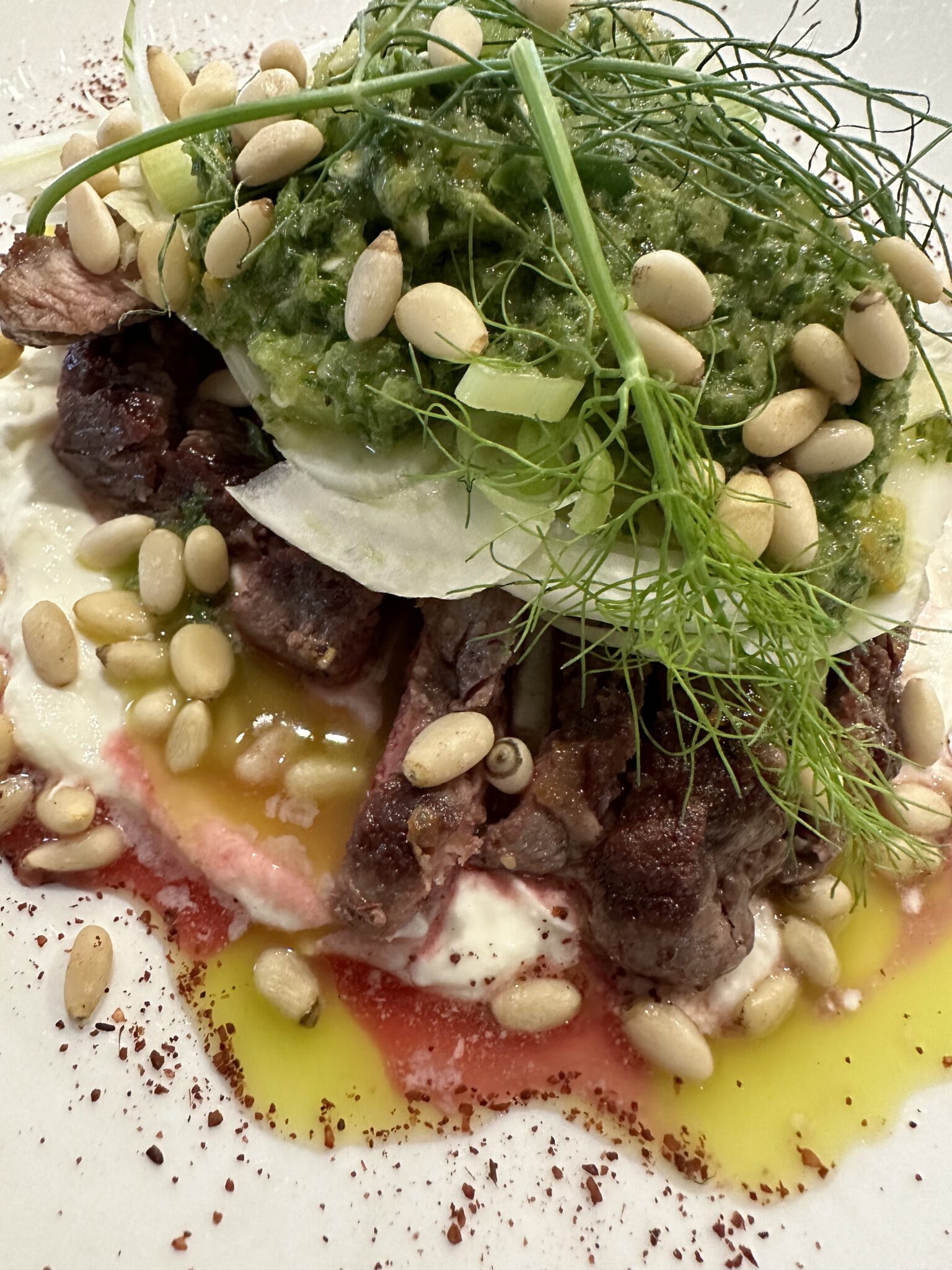 Lamb with Fennel and Salsa Verde