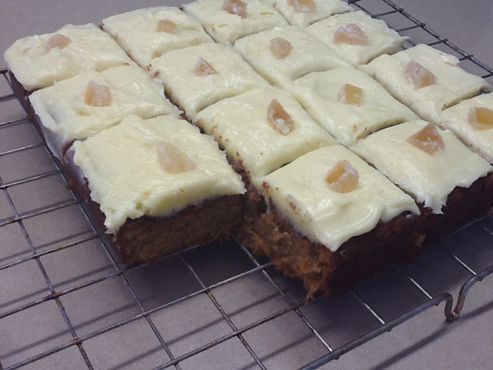 Iced Ginger Cake
