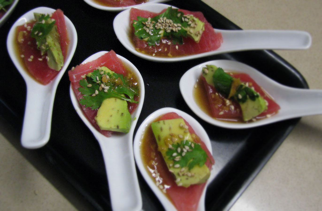 Chinese Spoon Canapés